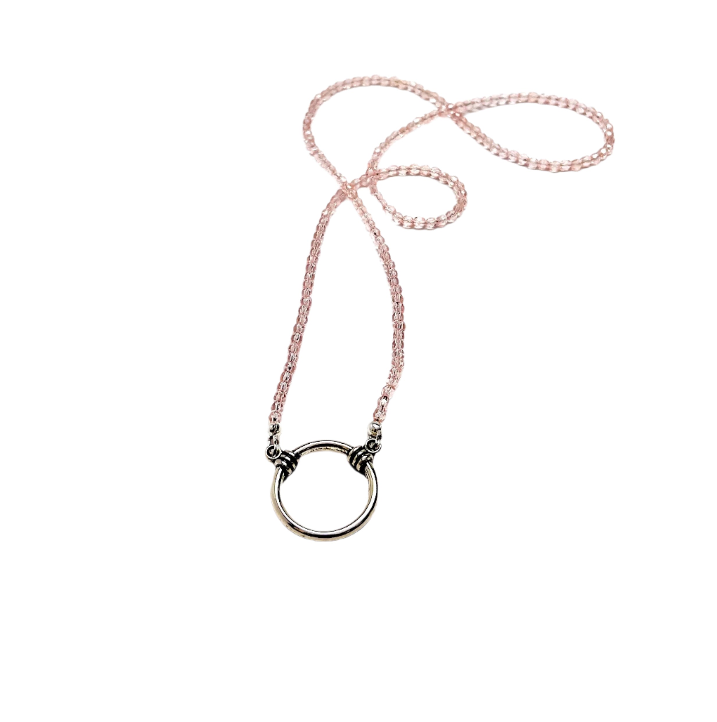 Eyeglass Necklace | Fine Quality Light Blue Crystal | RENEE'S READERS